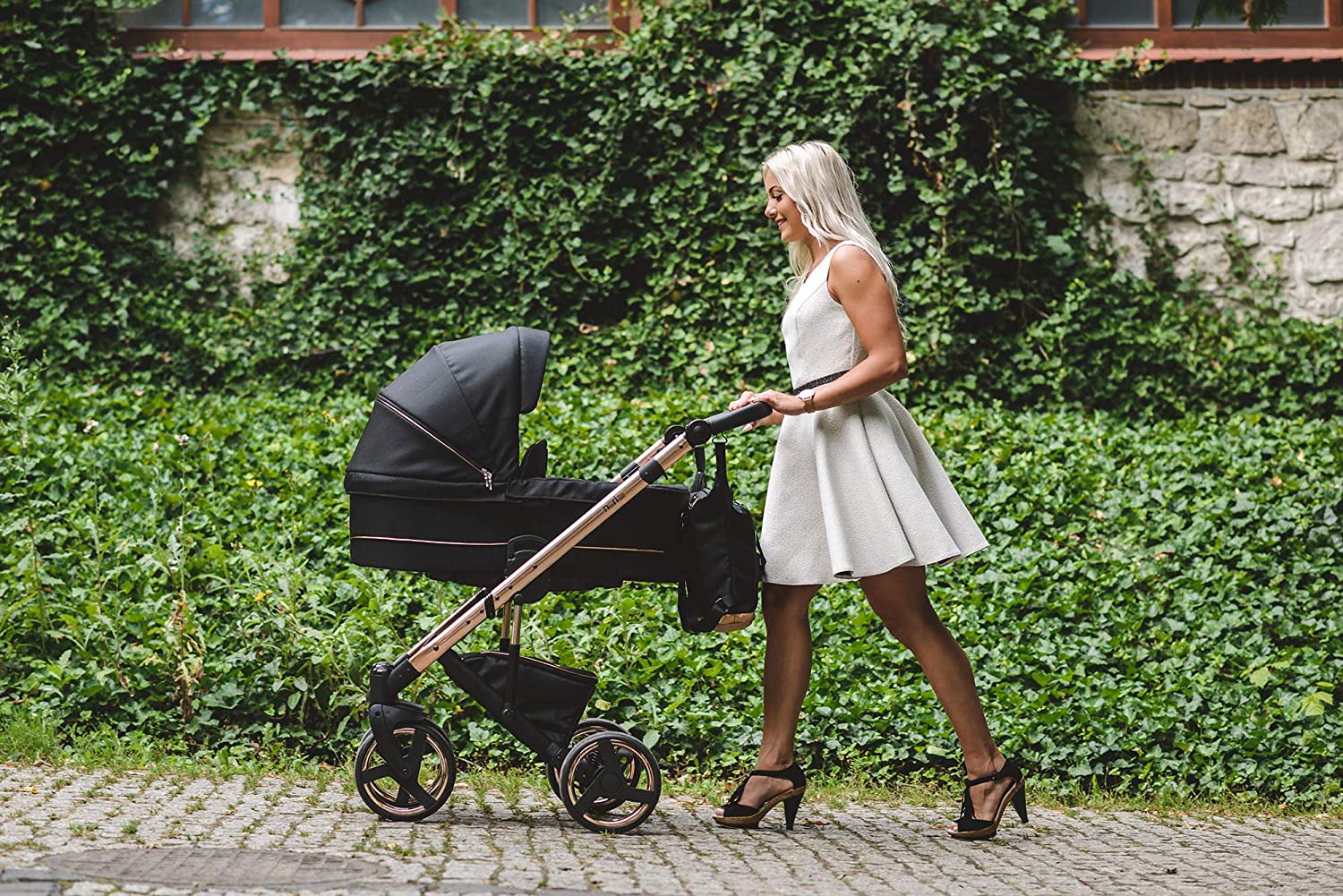 Poussette Combinée Trio 3 en 1 Neri ISOFIX Edition Exclusive RoseGold ...